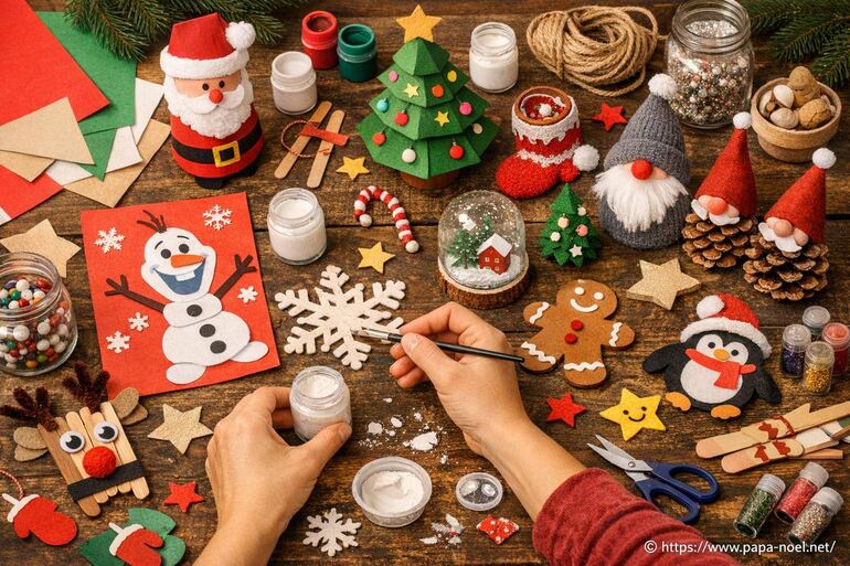 Bricolage Noël CE1 CE2 : activités faciles et ludiques en classe